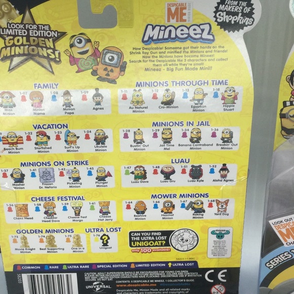 Universal | Toys | Despicable Me Mineez Series New Comes As 3 | Poshmark